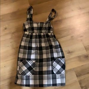 Threads & Trends | Dresses | Threads Black And White Checkered Dress ...